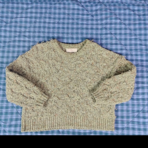 Jessica Simpson | Sweaters | Jessica Simpson Cropped Sweater Green Xs ...